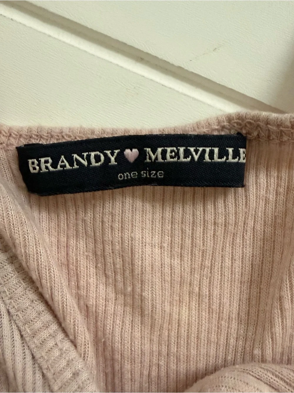 Brandy Melville | Tops | Pink Brandy Melville Ribbed Tank | Poshmark